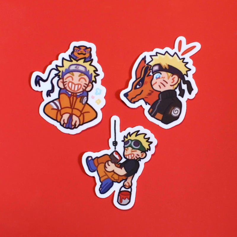 Naruto Stickers - Etsy