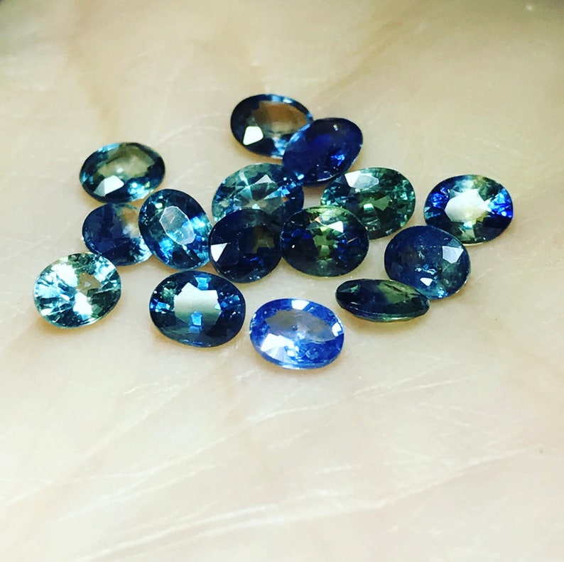 Blue Princess Blue Sapphire 14K Gold Ring Gemstone Ring - Etsy