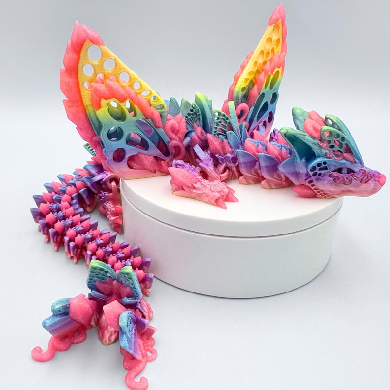 3d Printed Fae Wolf - Etsy