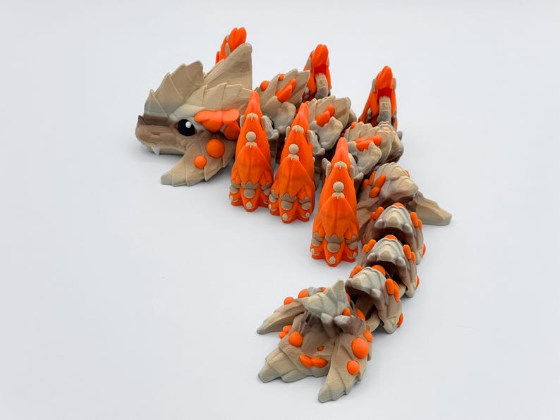 Dune Dragon Articulated Figurine 3D Printed Creature - Etsy