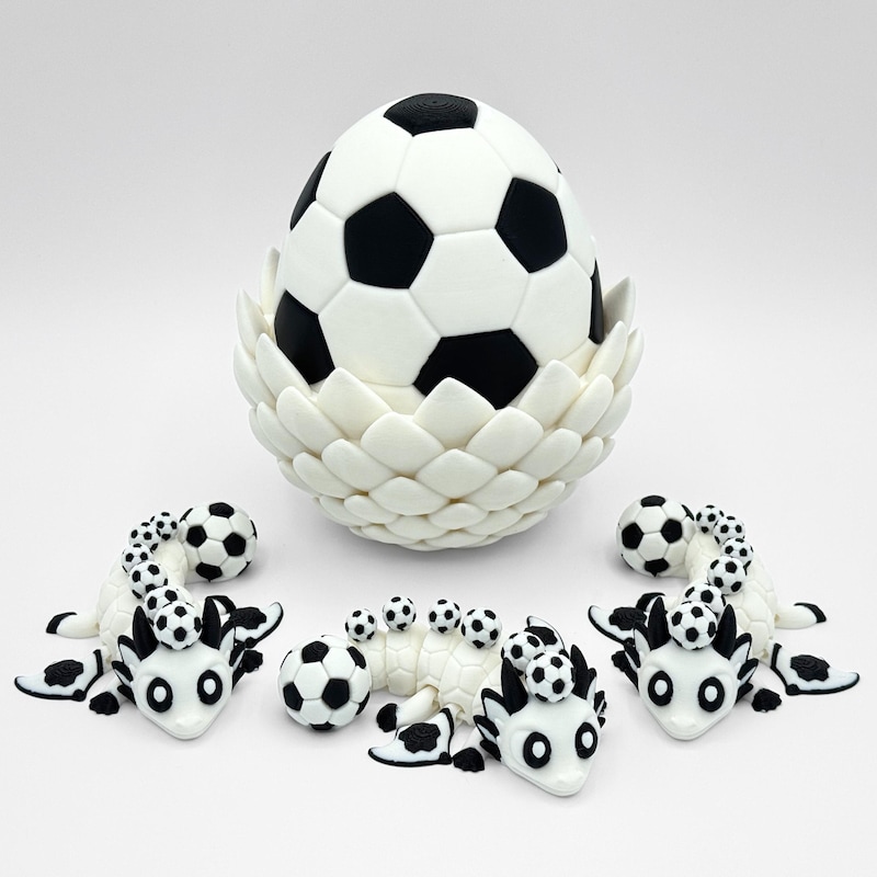 3d Soccer Dragon - Etsy