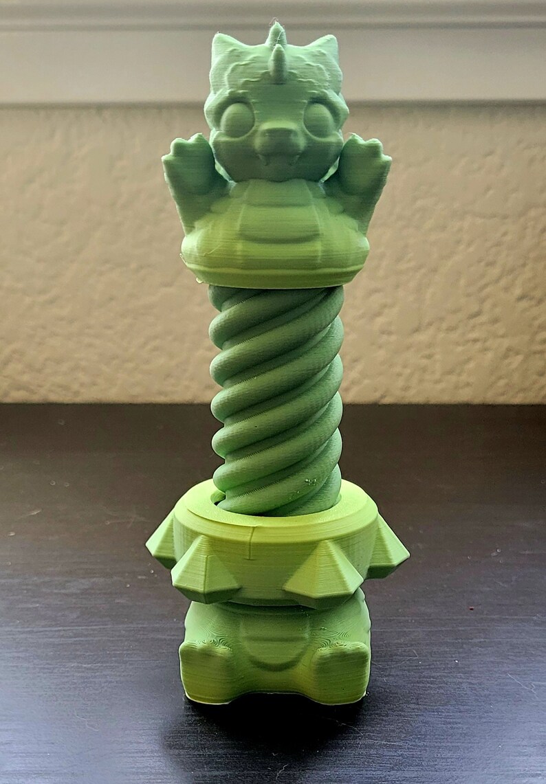 3D Printed Fidget Bolt Tiny Dragon Fantasy Fidget Spinner - Etsy