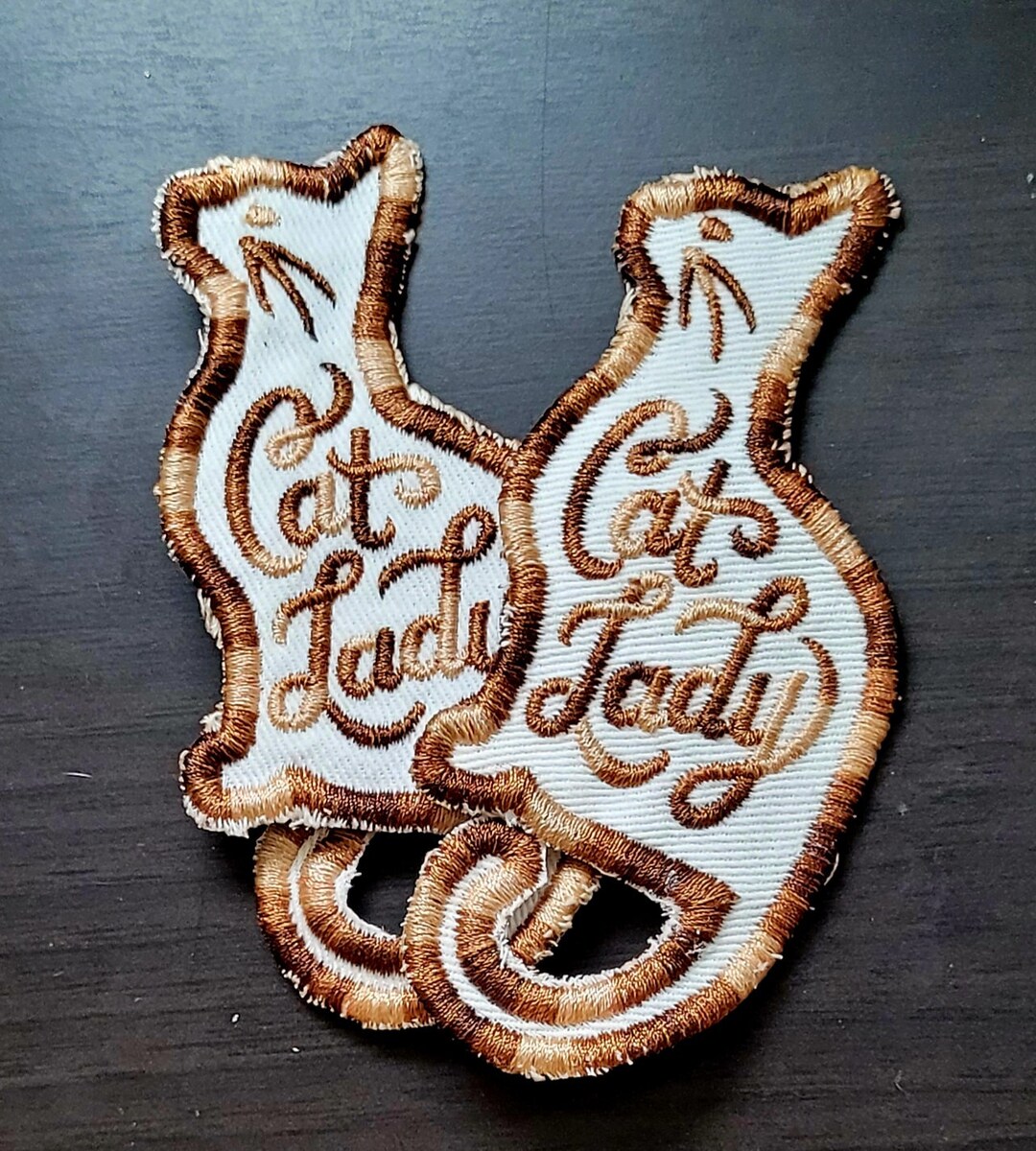 Cat Lad Embroidered Iron-on or Sew-on Patch Machine Embroidered 3 Inch ...
