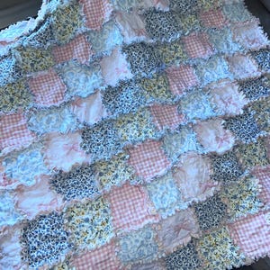 Heart Rag Quilt Lap Quilt Baby Blanket - Etsy