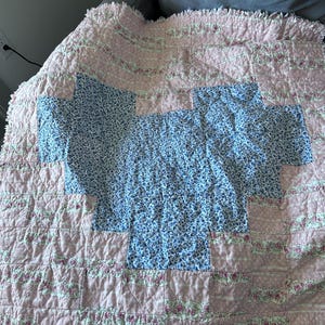 Heart Rag Quilt Lap Quilt Baby Blanket - Etsy