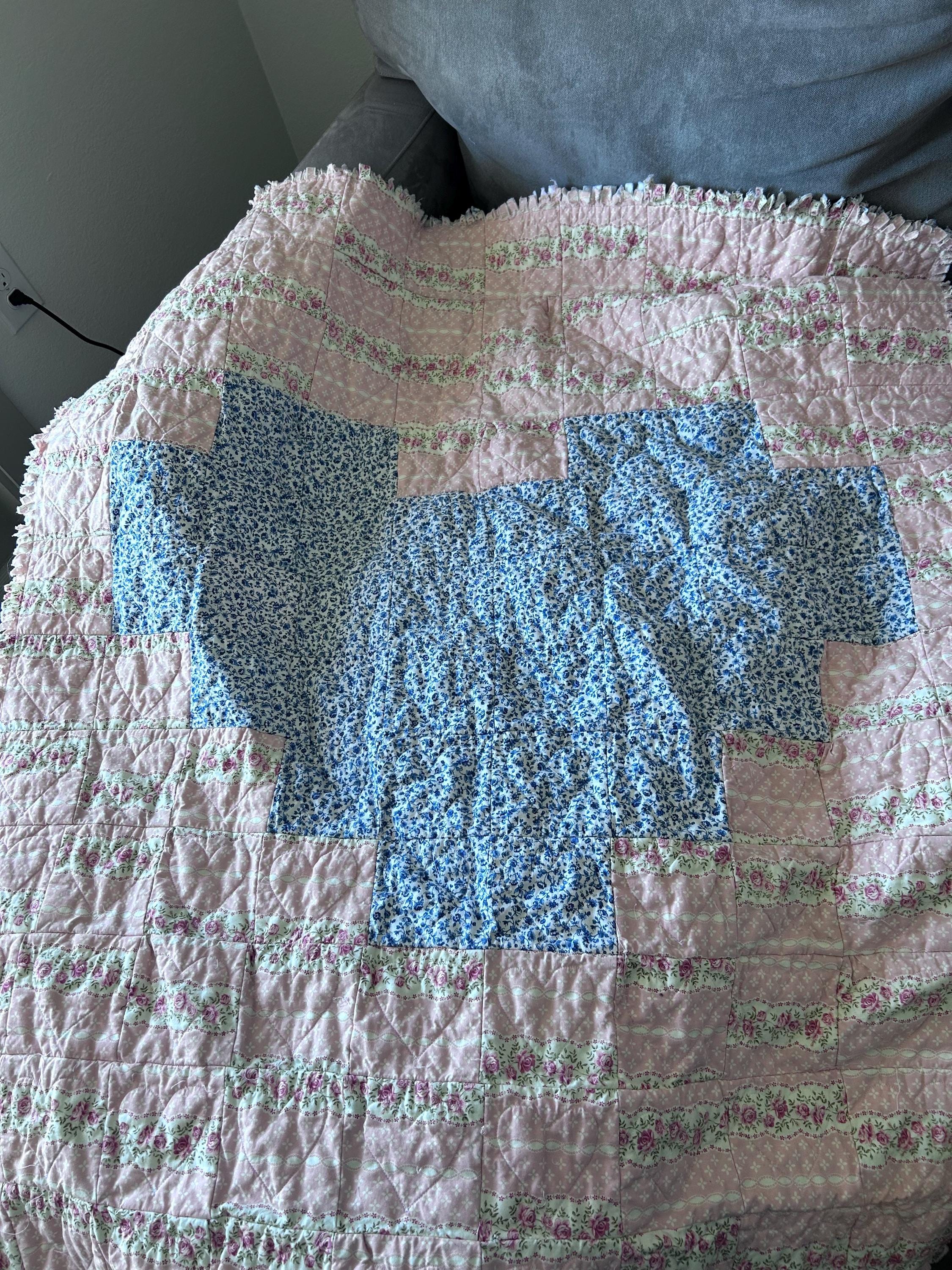 Heart Rag Quilt Lap Quilt Baby Blanket - Etsy