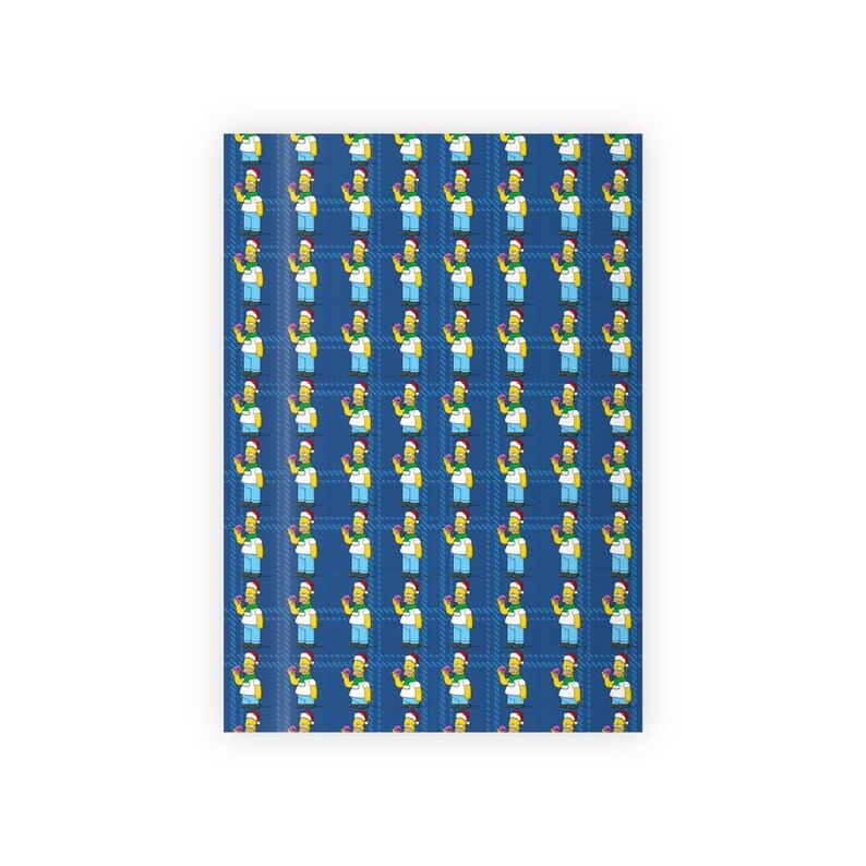 Simpson Wrapping Paper, Cartoon Wrapping Paper, the Simpsons Gift Wrap ...