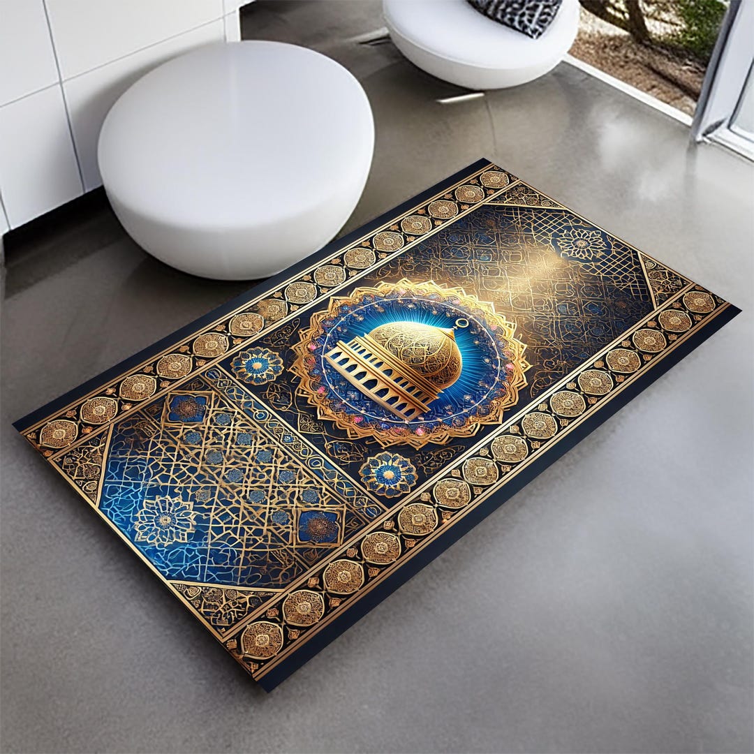 Soft Padded Thick Muslim Prayer Rug,prayer Rug,personalized Prayer ...