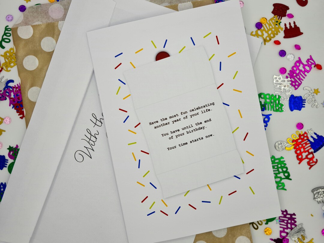 Taskmaster Themed Have Fun Task Birthday Card Funny Card for Birthday ...