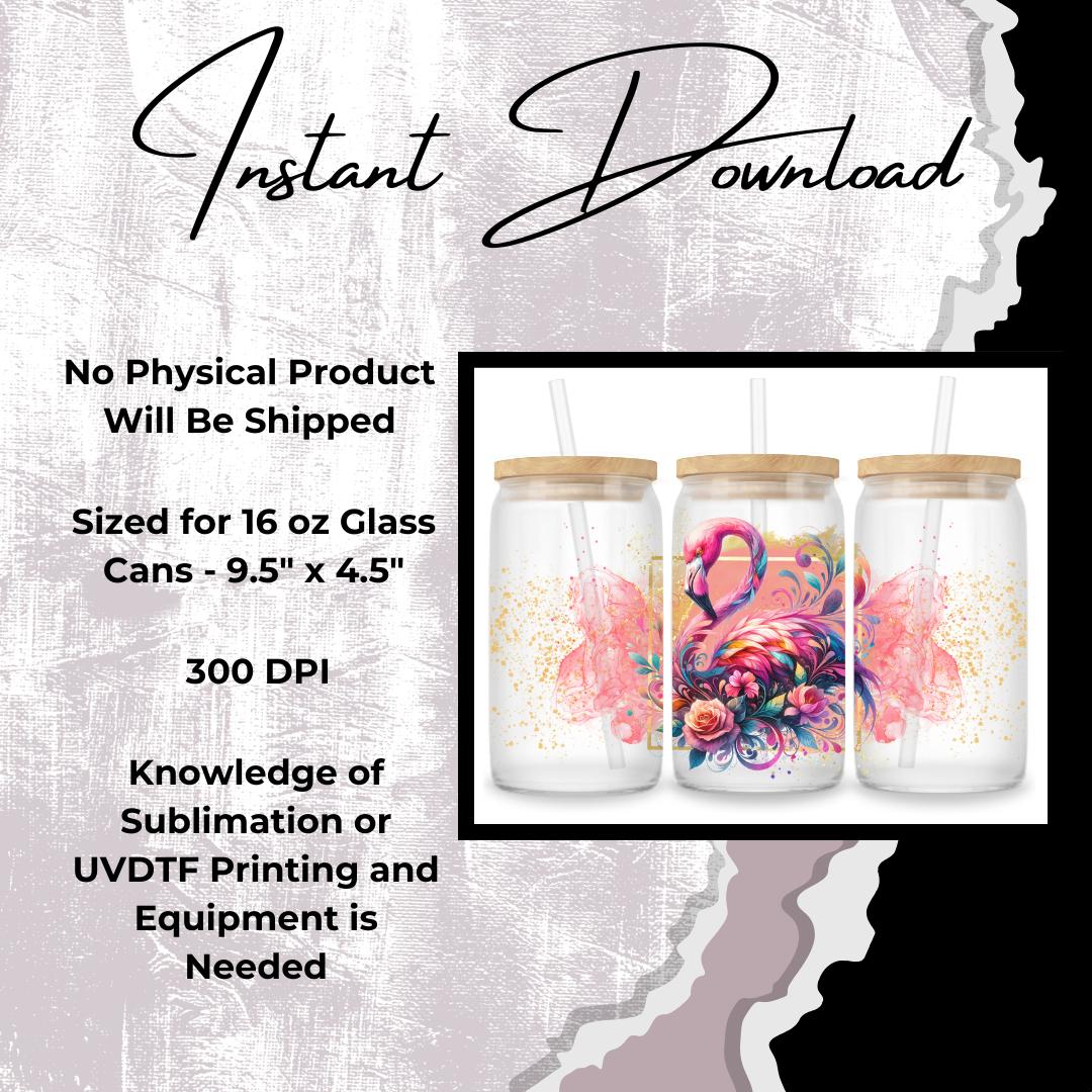 Wicked Everyone Deserves to Fly 16 Oz Glass Libby Can Sublimation & UVDTF Design Digital ...