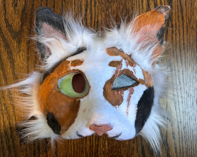 Calico Cat Mask - Etsy