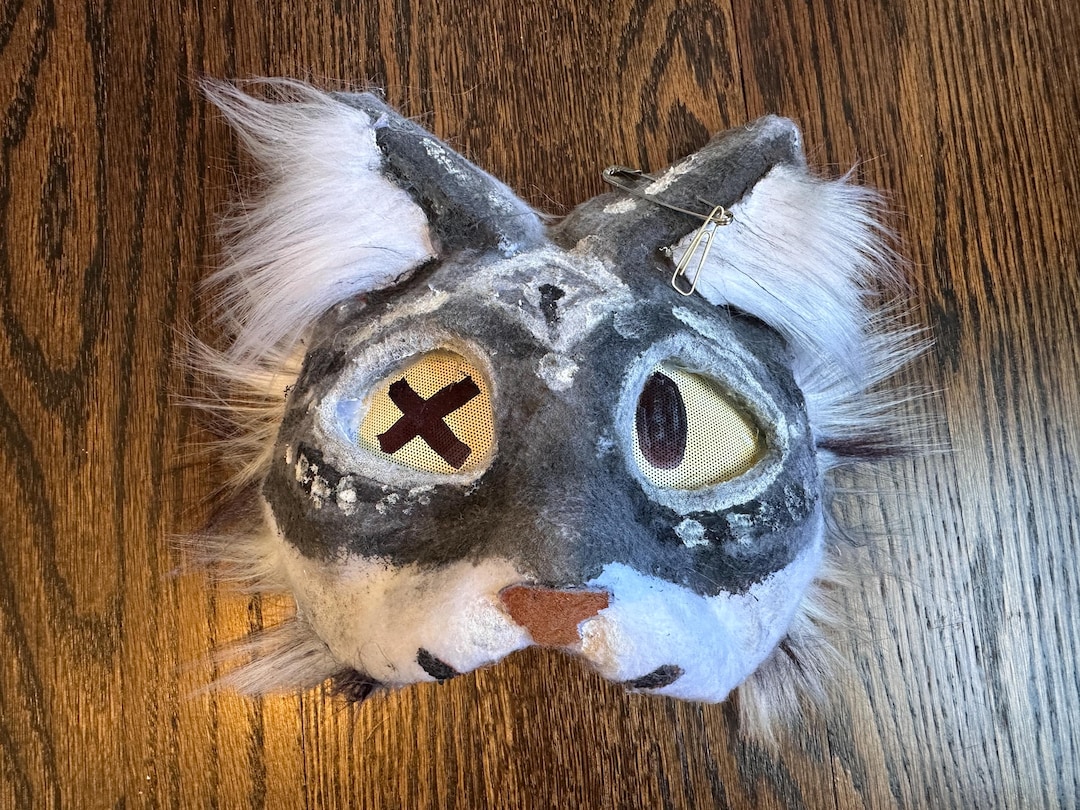 Norwegian Forest Cat/gray Kitty Therian Mask Extra Sturdy Not Flimsy ...