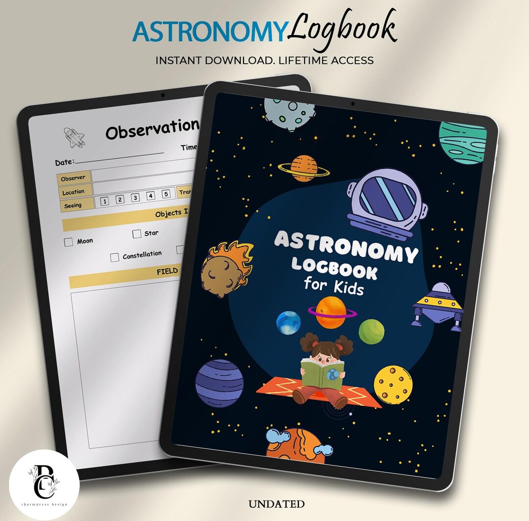 Astronomy Logbook Bundle for Kids | Inspire Curiosity Among the Stars ...