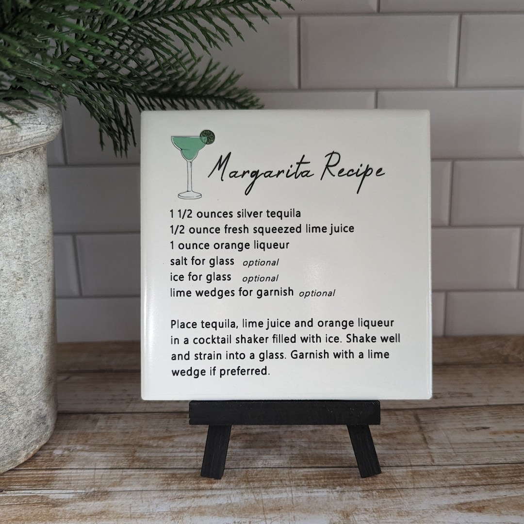 Easel Sign: Personalized Recipe, Food or Drink - Etsy