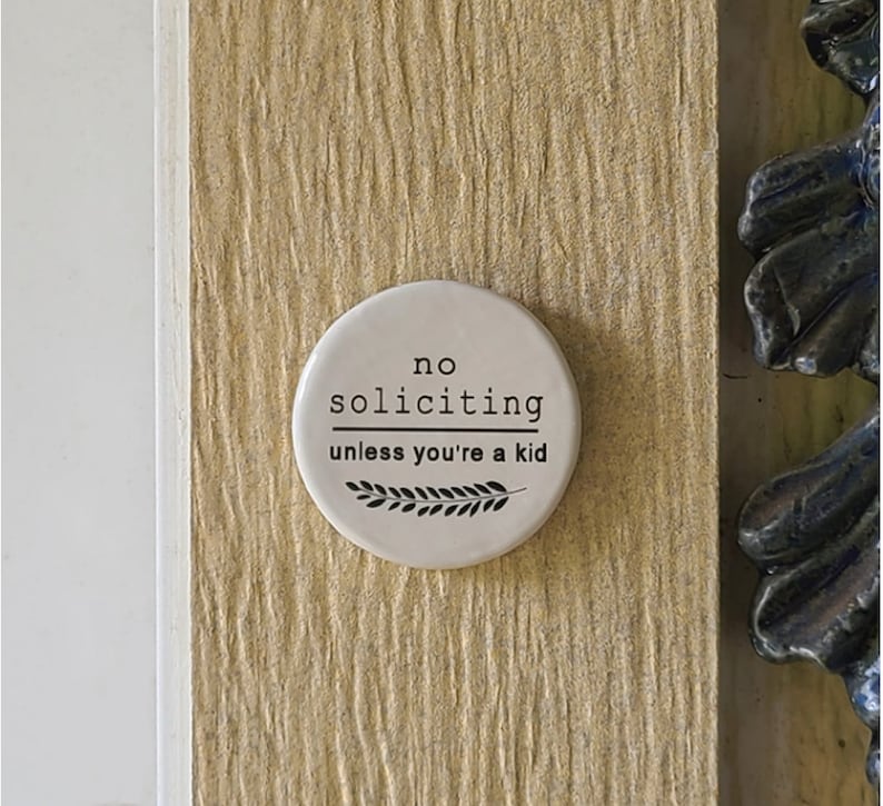 Sign: No Soliciting, Thank You - Etsy Finland