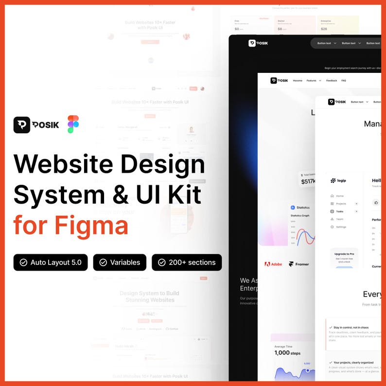Figma Website UI Kit – Web Design System for Designers | No-code ...