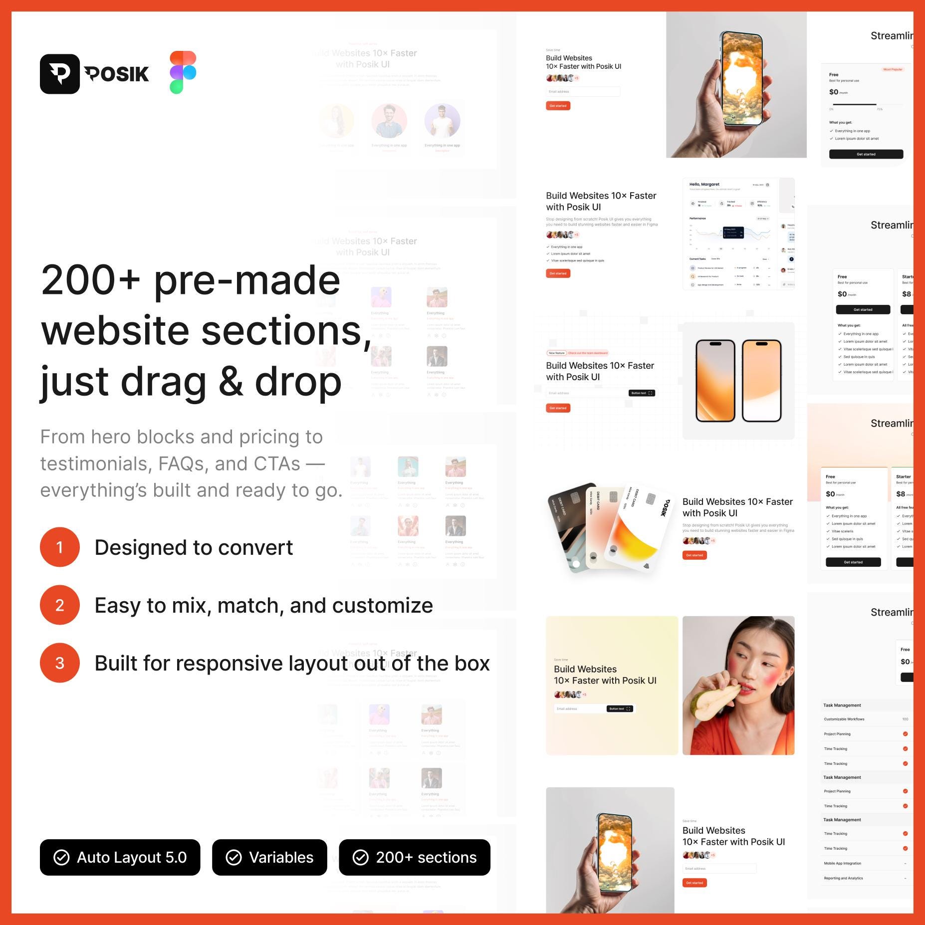 Figma Website UI Kit – Web Design System for Designers | No-code ...