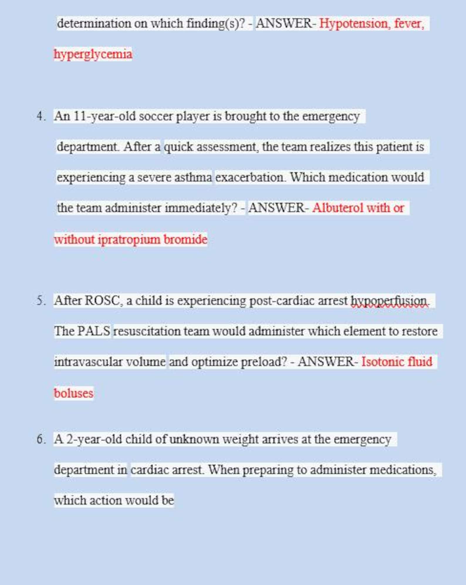 PALS Final Exam 2025-2026: 150 Questions & Verified Answers - Etsy