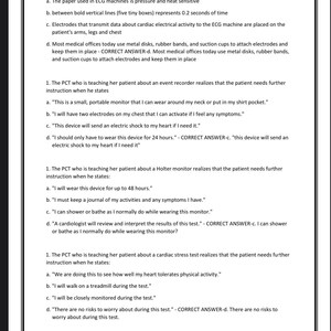 PCT Exam & Practice: 2024/2025 Actual Exam, Verified Answers - Etsy