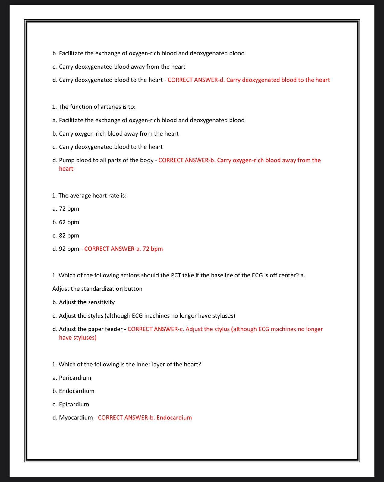 PCT Exam & Practice: 2024/2025 Actual Exam, Verified Answers - Etsy