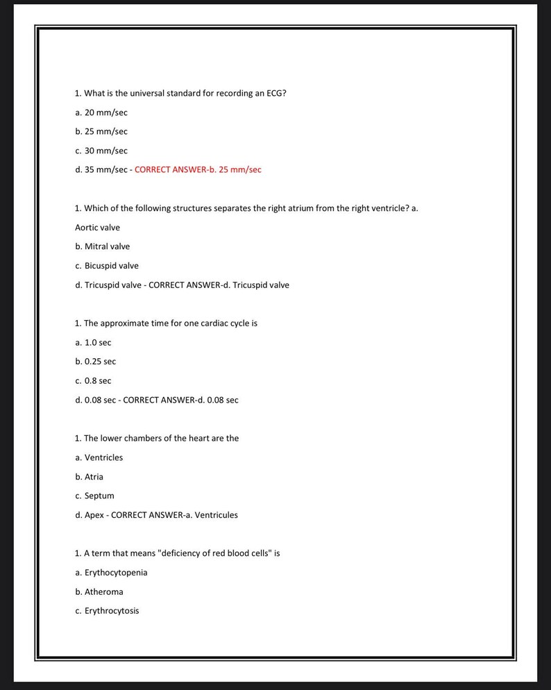 PCT Exam & Practice: 2024/2025 Actual Exam, Verified Answers - Etsy