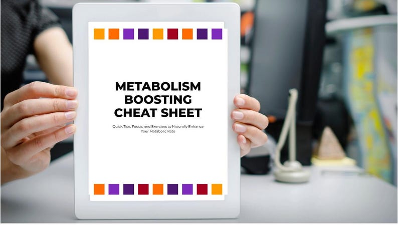 Metabolism Boosting Cheat Sheet | Printable PDF With Foods, Tips ...