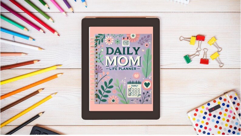 Daily Mom Life Planner - Printable Weekly Organizer for Busy Moms, Mom ...