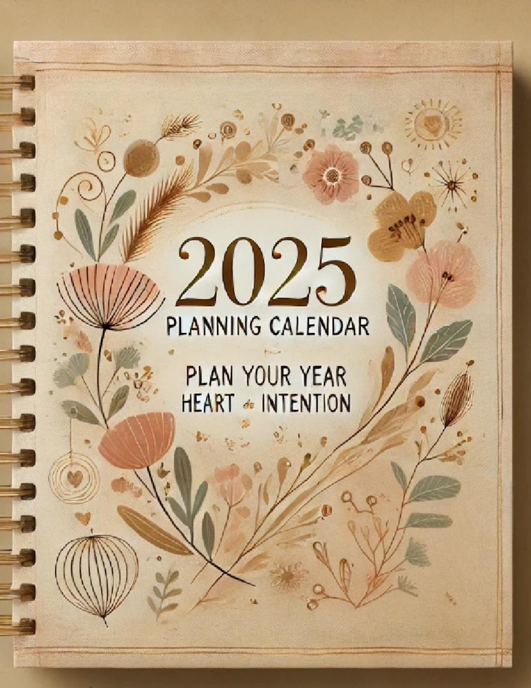 2025 Planning Calendar: Monthly Goal Tracker (digital Download) - Etsy