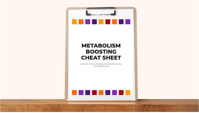 Metabolism Boosting Cheat Sheet | Printable PDF With Foods, Tips ...
