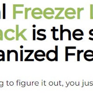 Printable Freezer Labels & Inventory Pack, Freezer Inventory, Freezer ...