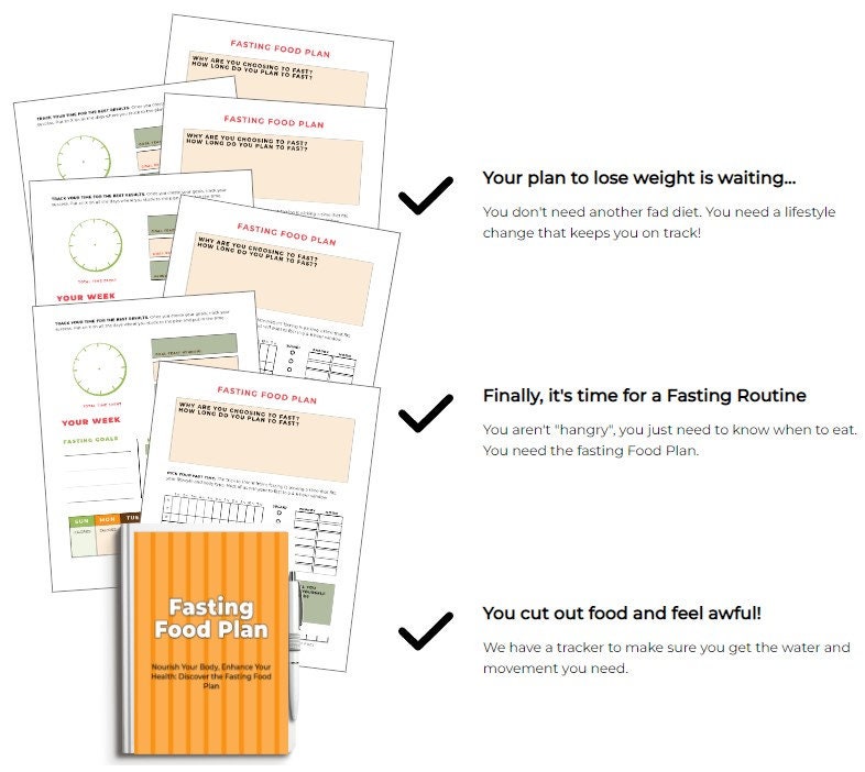 Printable Fasting Meal Plan, Intermittent Fasting Printable, Fasting ...