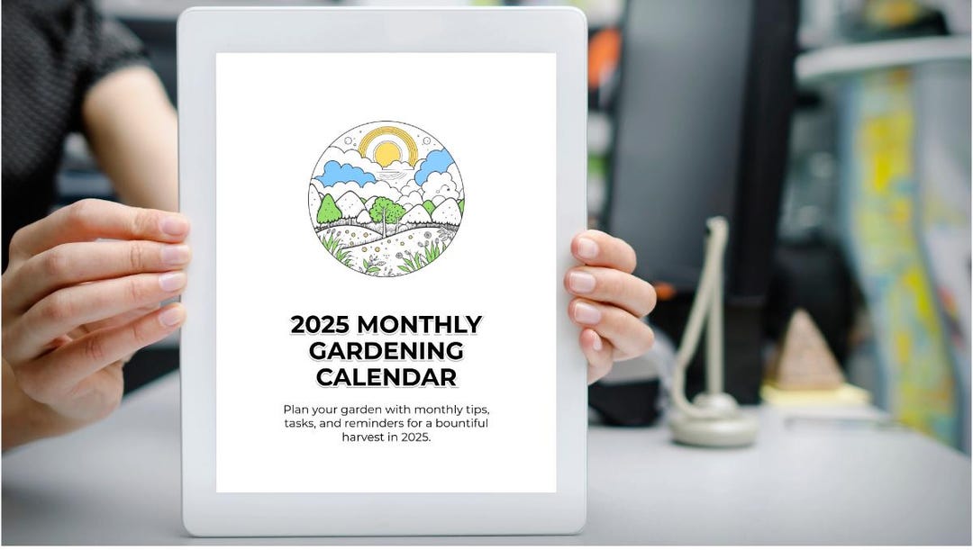 Printable Garden Planner Calendar - Monthly Gardening Schedule With ...