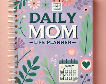 Digital Mom Planner - Printable Organizer for Busy Moms - Etsy