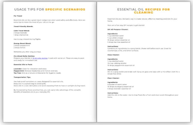 Essential Oils & Their Uses Printable Chart, Essential Oil Chart ...