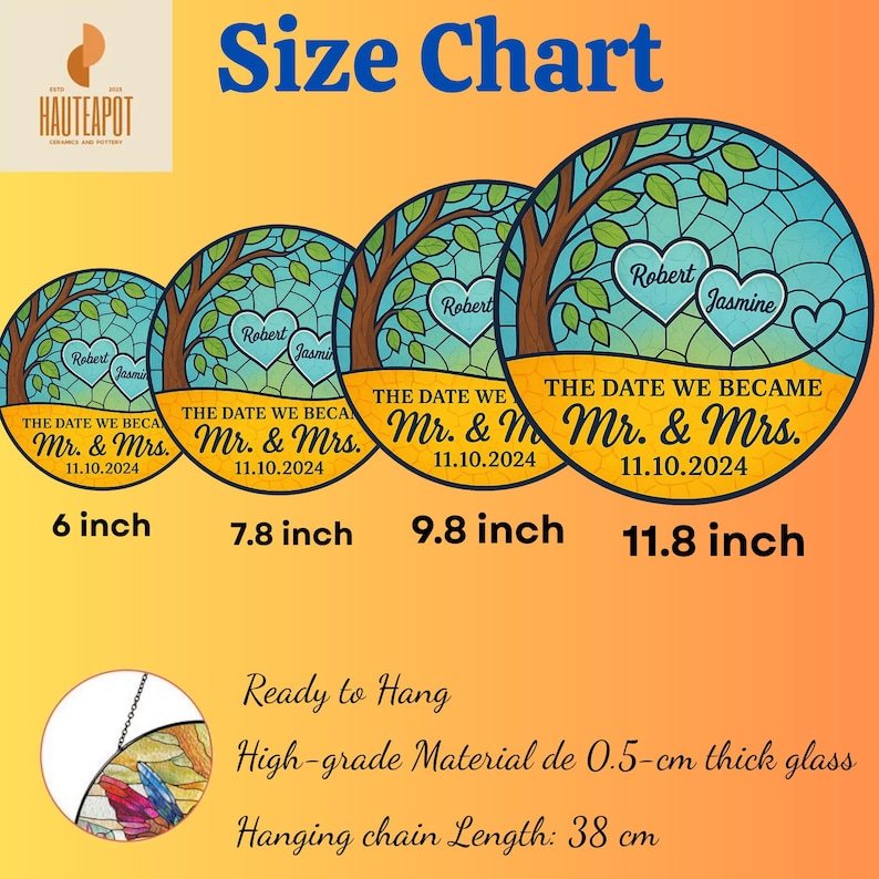 Personalized Teacher Suncatcher – Composition Notebook Stained Glass ...