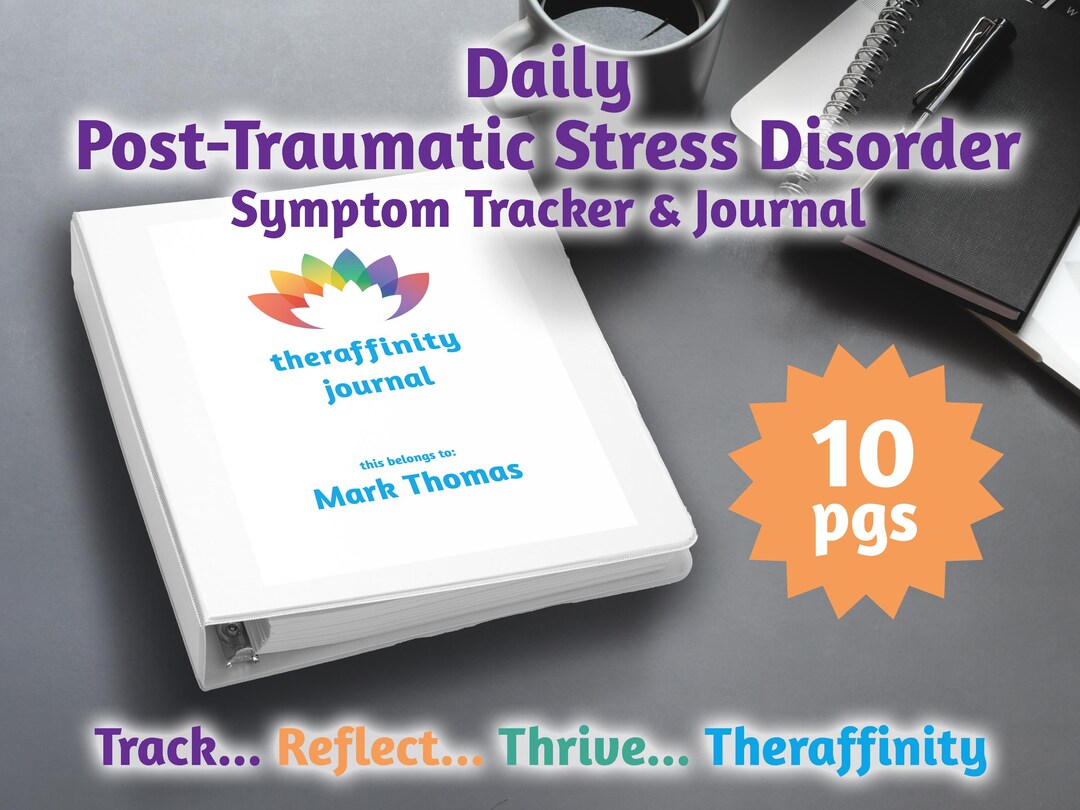 Daily PTSD Symptom Tracker and Journal for C-PTSD Mood Tracker and ...