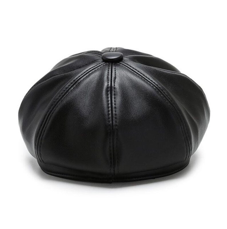 Newsboy Cap Leather - Etsy