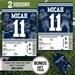 Las Vegas Raiders Style Birthday Party Invitation. NFL Ticket Style ...