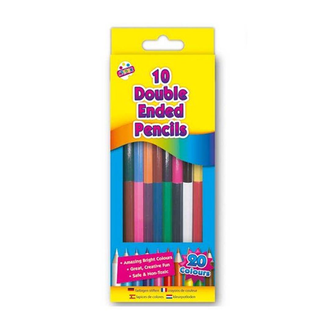 Artbox Assorted Colour Double-ended Colouring Pencils 10 Pack - Etsy