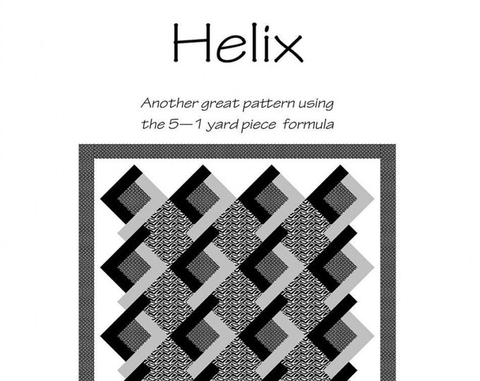 Helix Pattern by A-OK Patterns - Designed for 5 Yard Bundles - Etsy