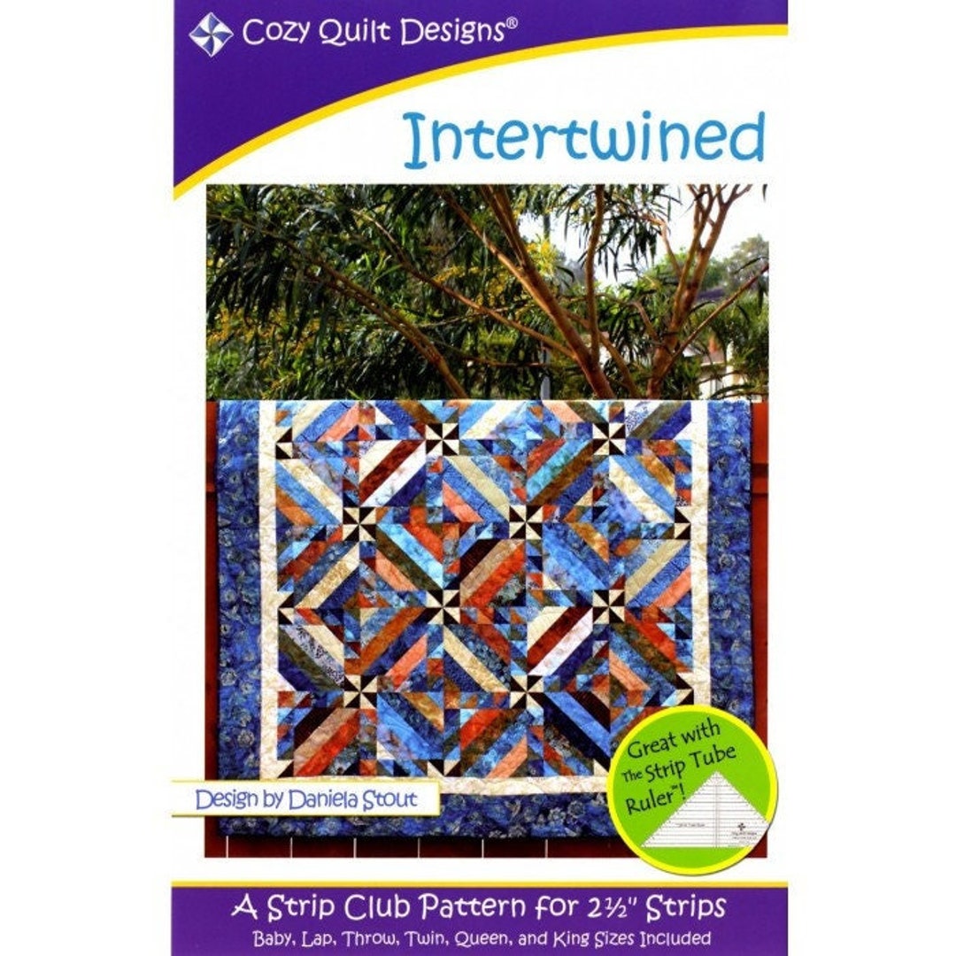 Intertwined Pattern by Cozy Quilt Designs Jelly Roll & Scrap Friendly ...