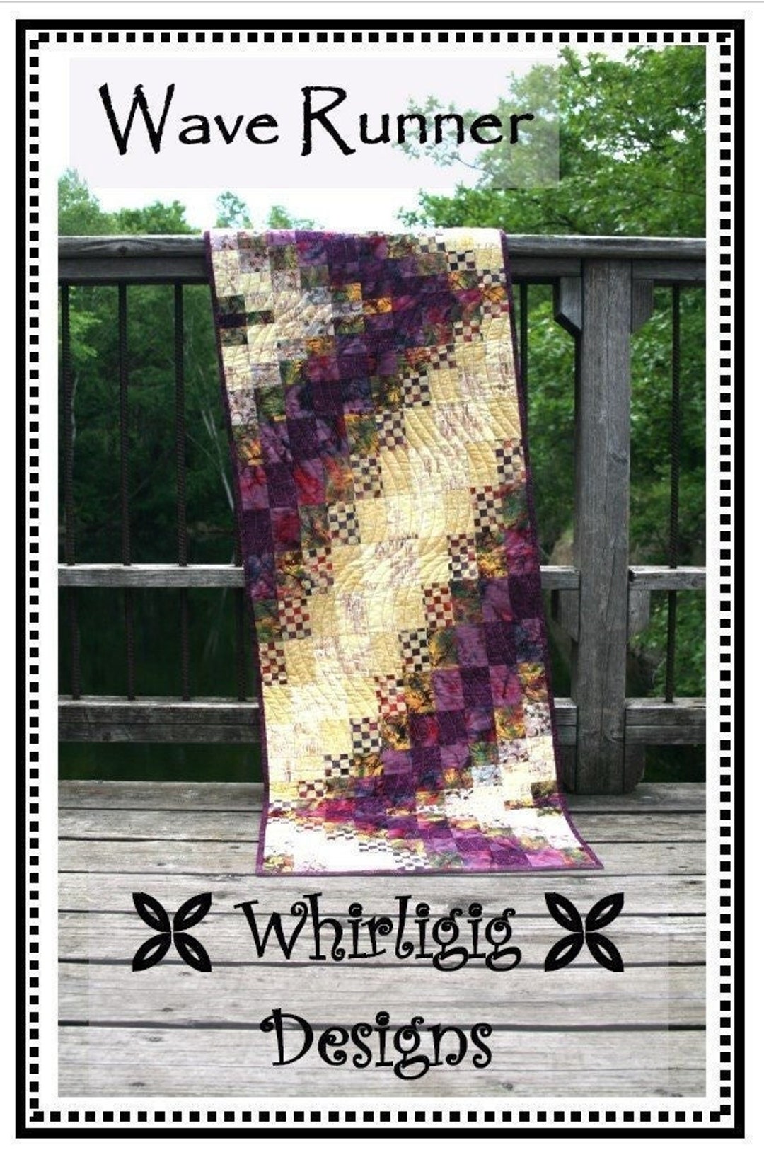 Wave Runner Pattern by Whirligig Designs - Etsy