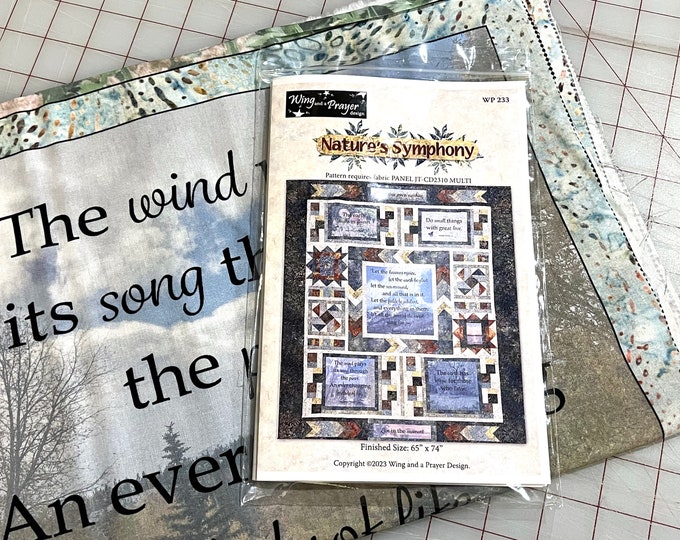 Nature's Symphony Panel and Pattern Only From Wing and a Prayer Design ...
