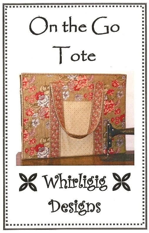 On the Go Tote Pattern by Whirligig Designs - Etsy
