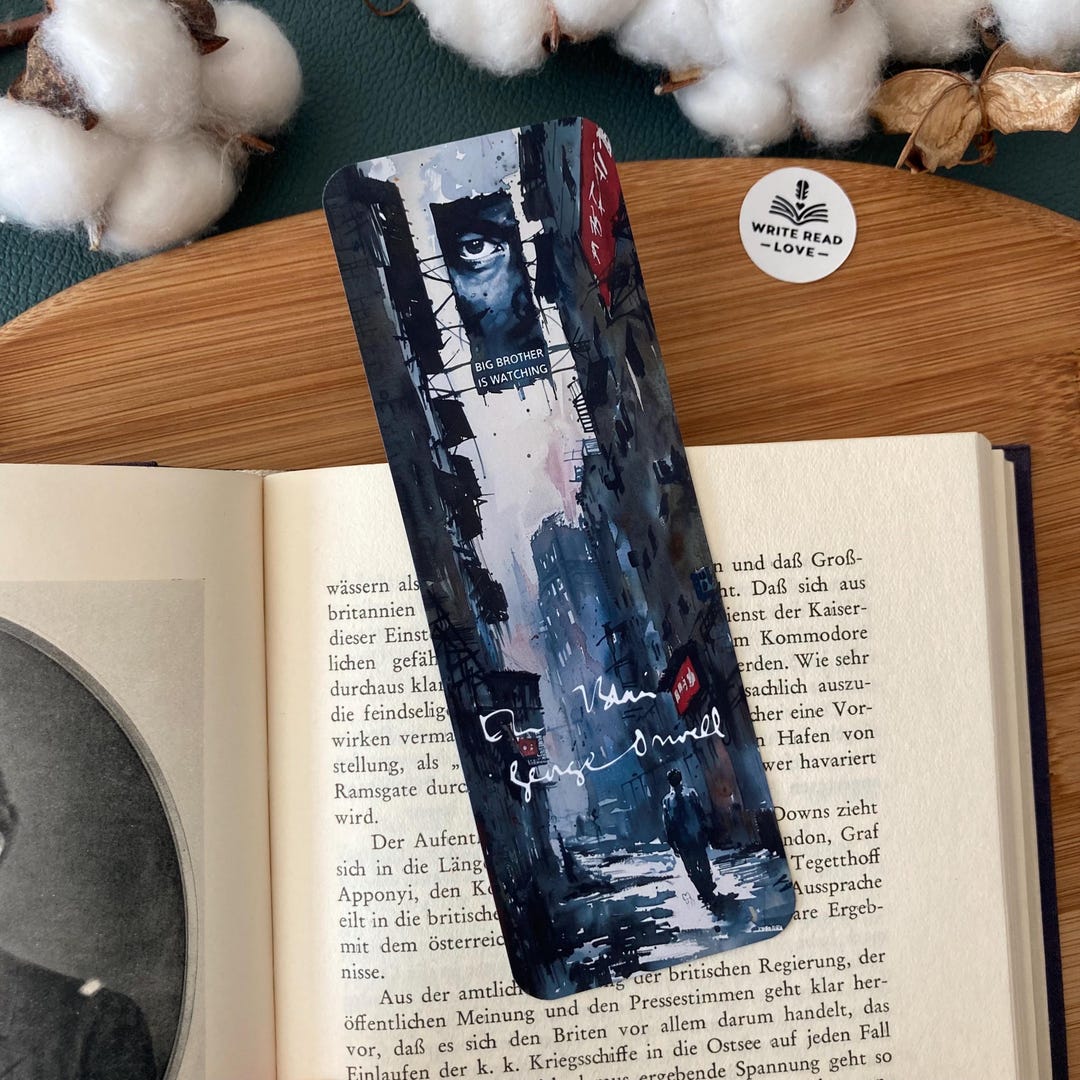 Writer Bookmark George Orwell - Etsy