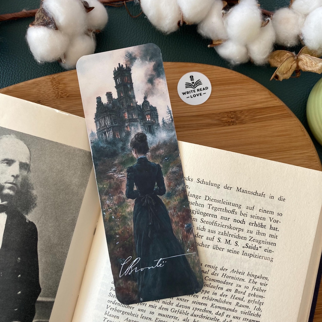 Writer Bookmark Charlotte Brontë - Bronte - Etsy