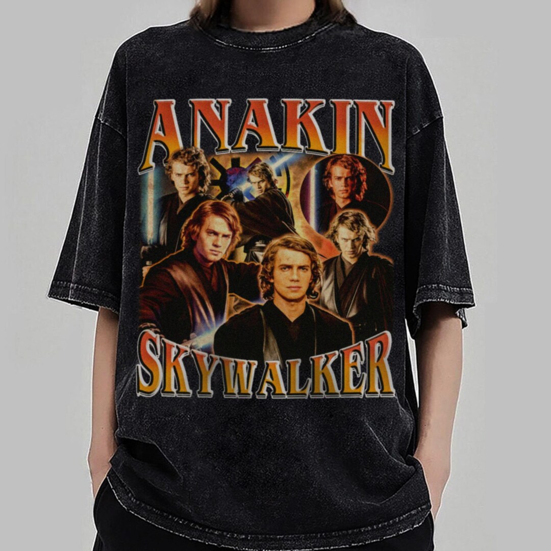 Vintage Anakin Skywalker 90s Classic Vintage Bootleg Comfort Colors PNG ...