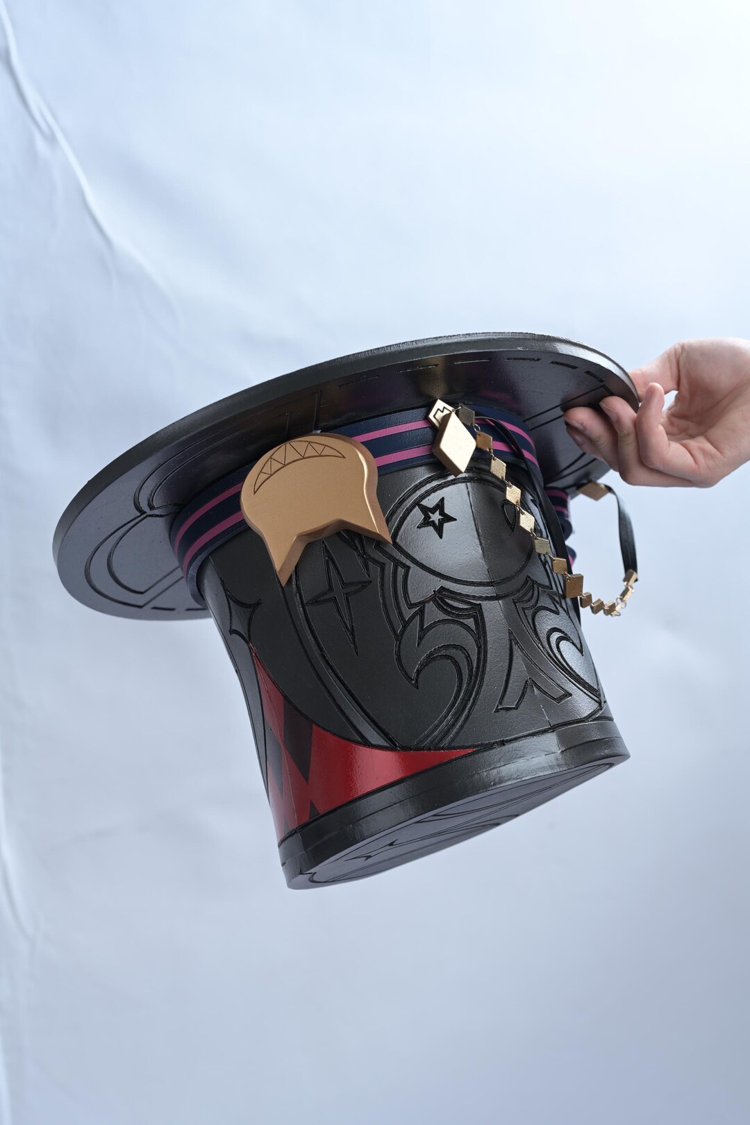 Genshin Impact Lyney Hat Cosplay Accessory - Etsy