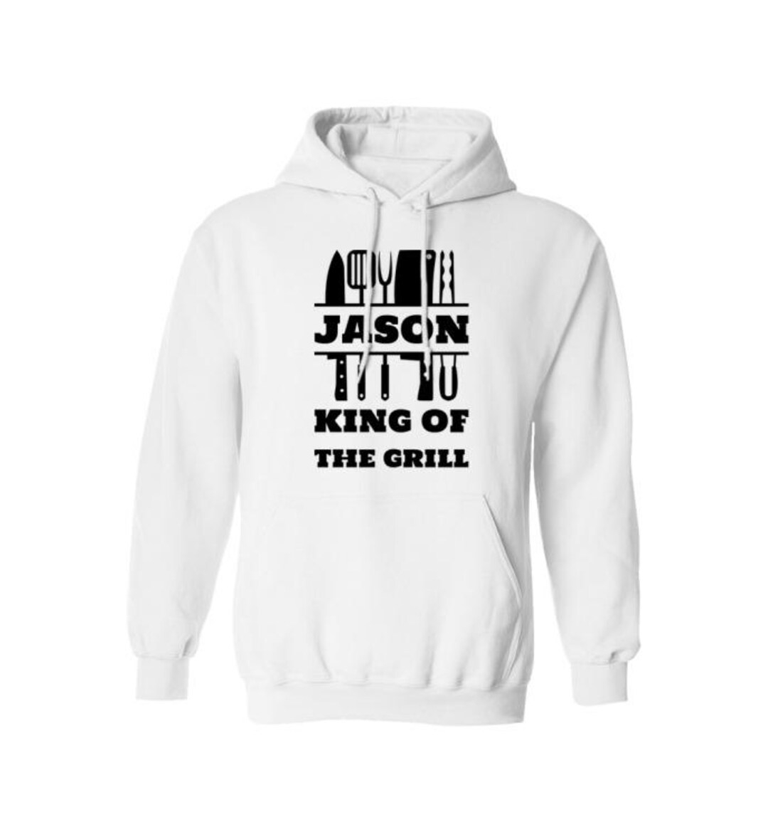Jason King of the Grill Hoodie, Grill Master, Bbq Master - Etsy