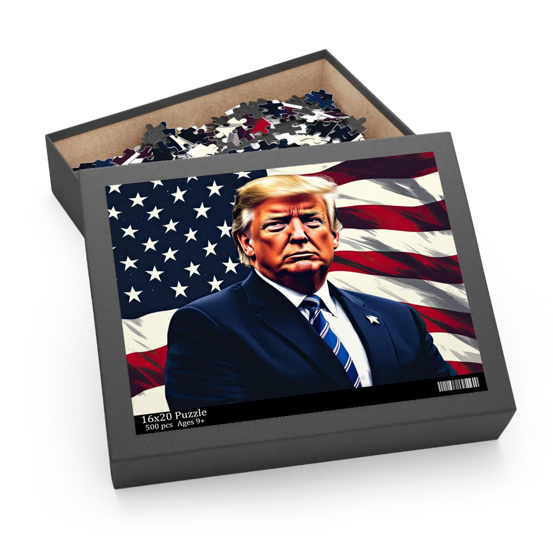 The Patriots Resolve Puzzle | Bold Presidential Artwork | American Flag ...